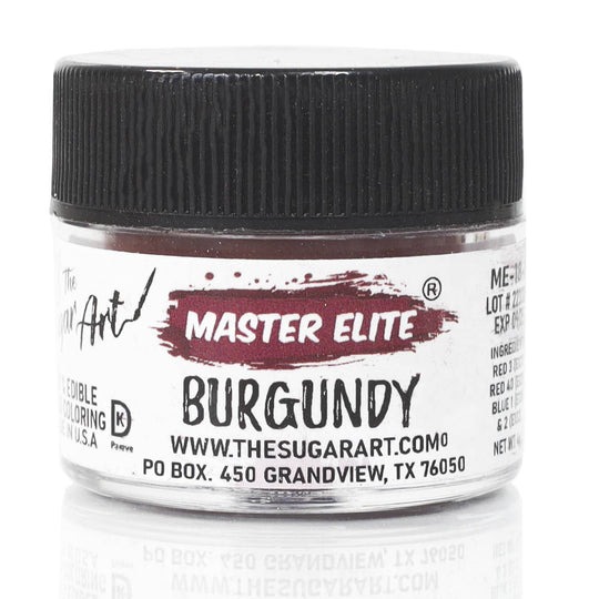 Master Elite Burgundy Food Color - Bakerspantryandsupply.com